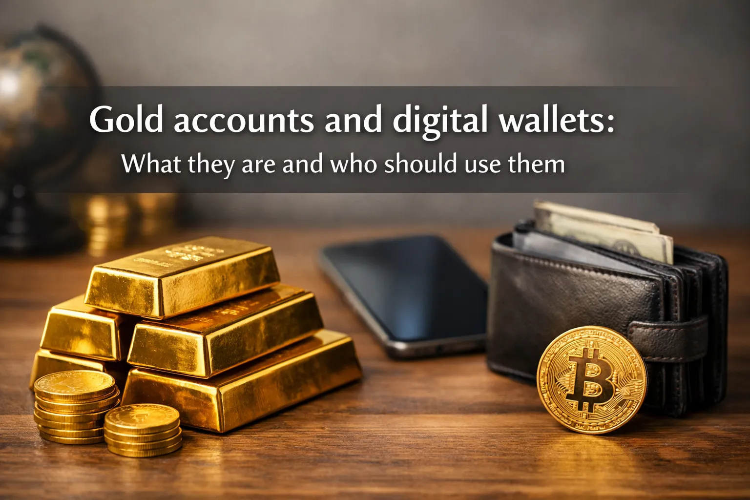 Gold accounts and digital wallets: What they are and who should use ...