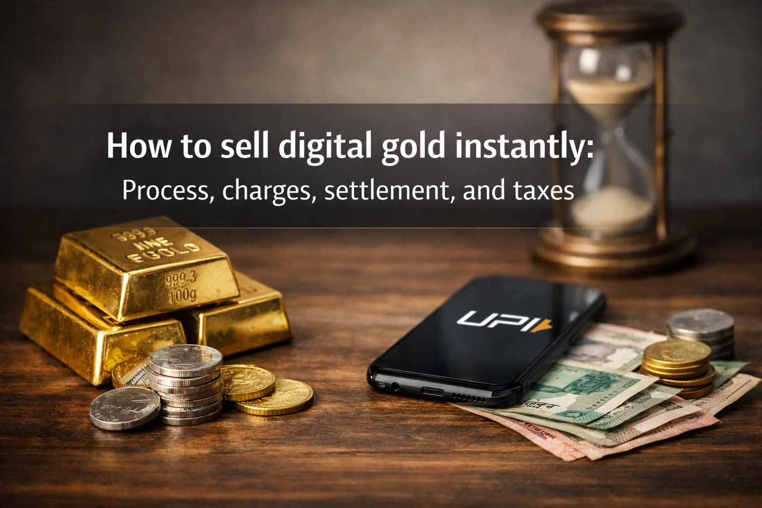 How to sell digital gold instantly: Process, charges, settlement, and ...