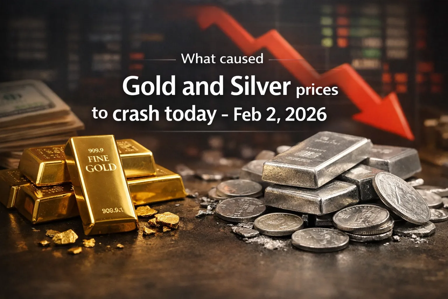 What caused Gold and Silver prices to crash today - Feb 2, 2026 ...