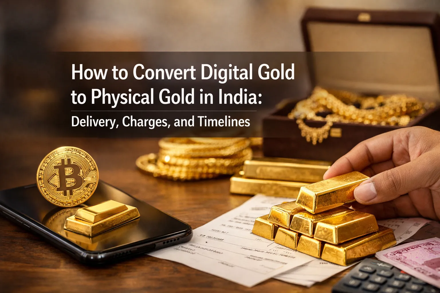 How to Convert Digital Gold to Physical Gold in India: Delivery ...